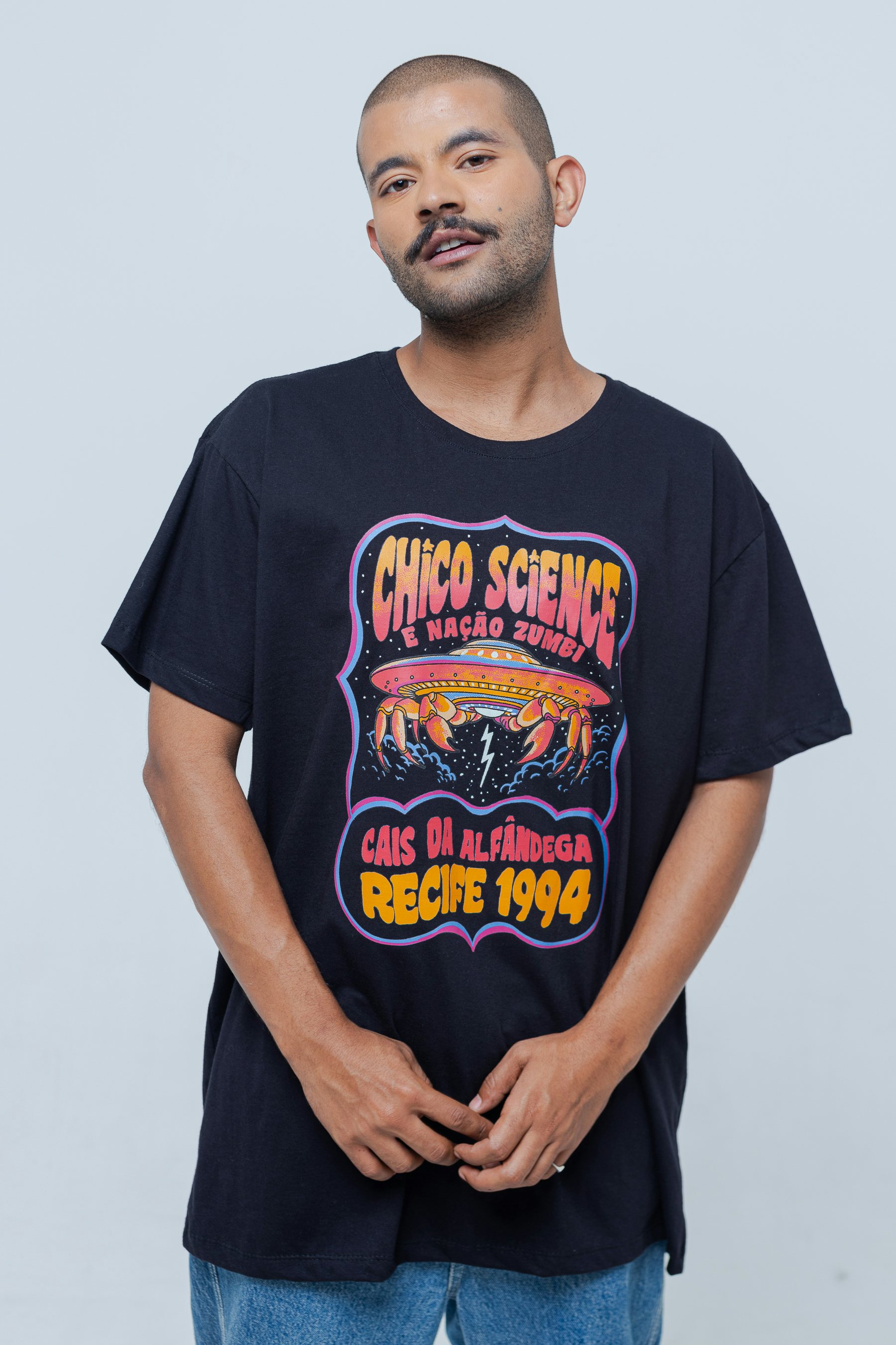 Camiseta Chico Science - Coleção Grandes Shows - Chico Rei