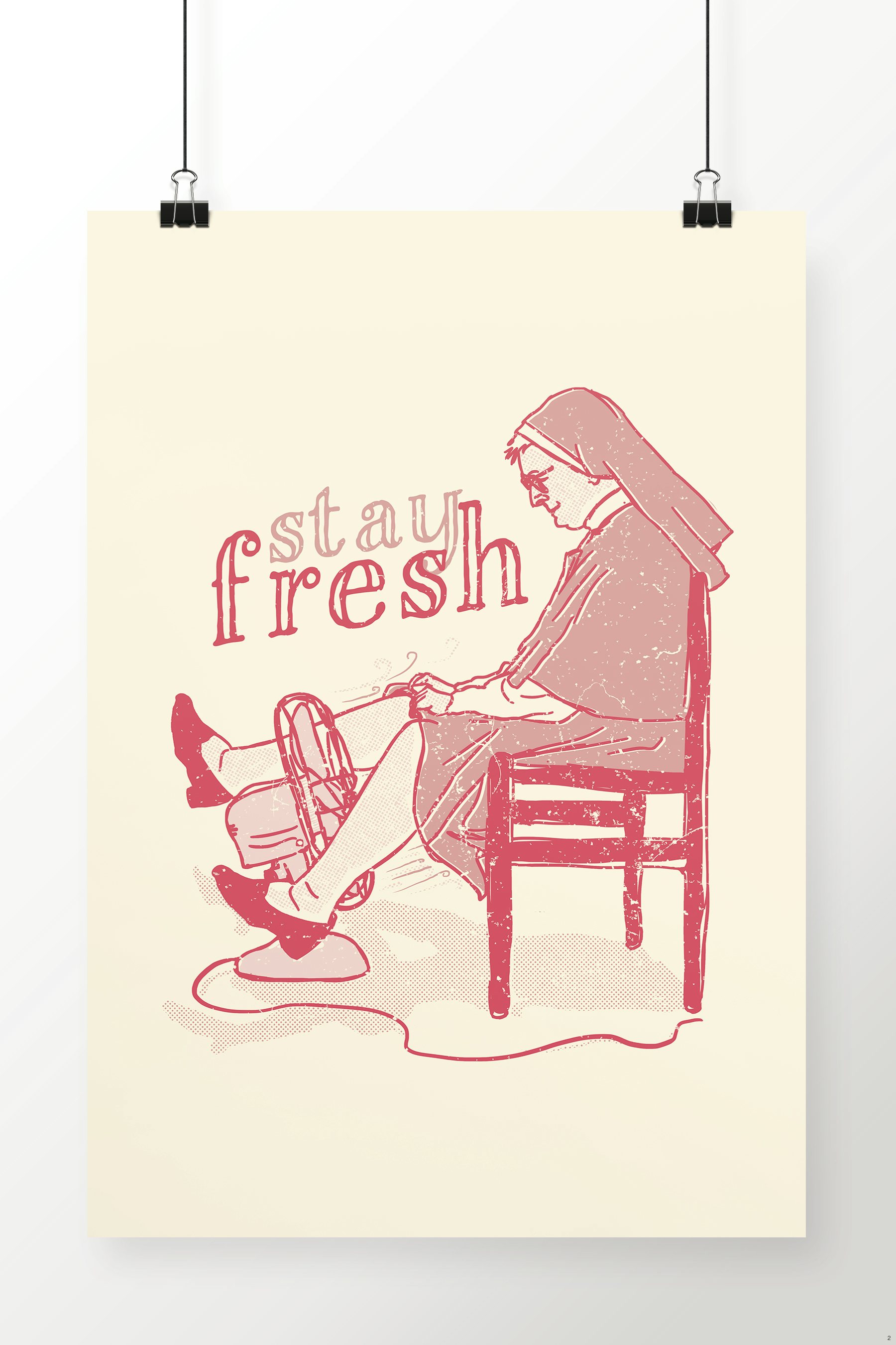 Poster Stay Fresh - Chico Rei
