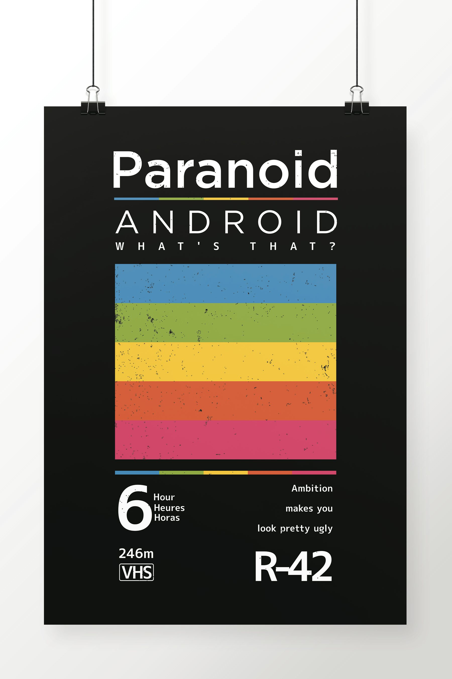 Poster Paranoid Android - Chico Rei