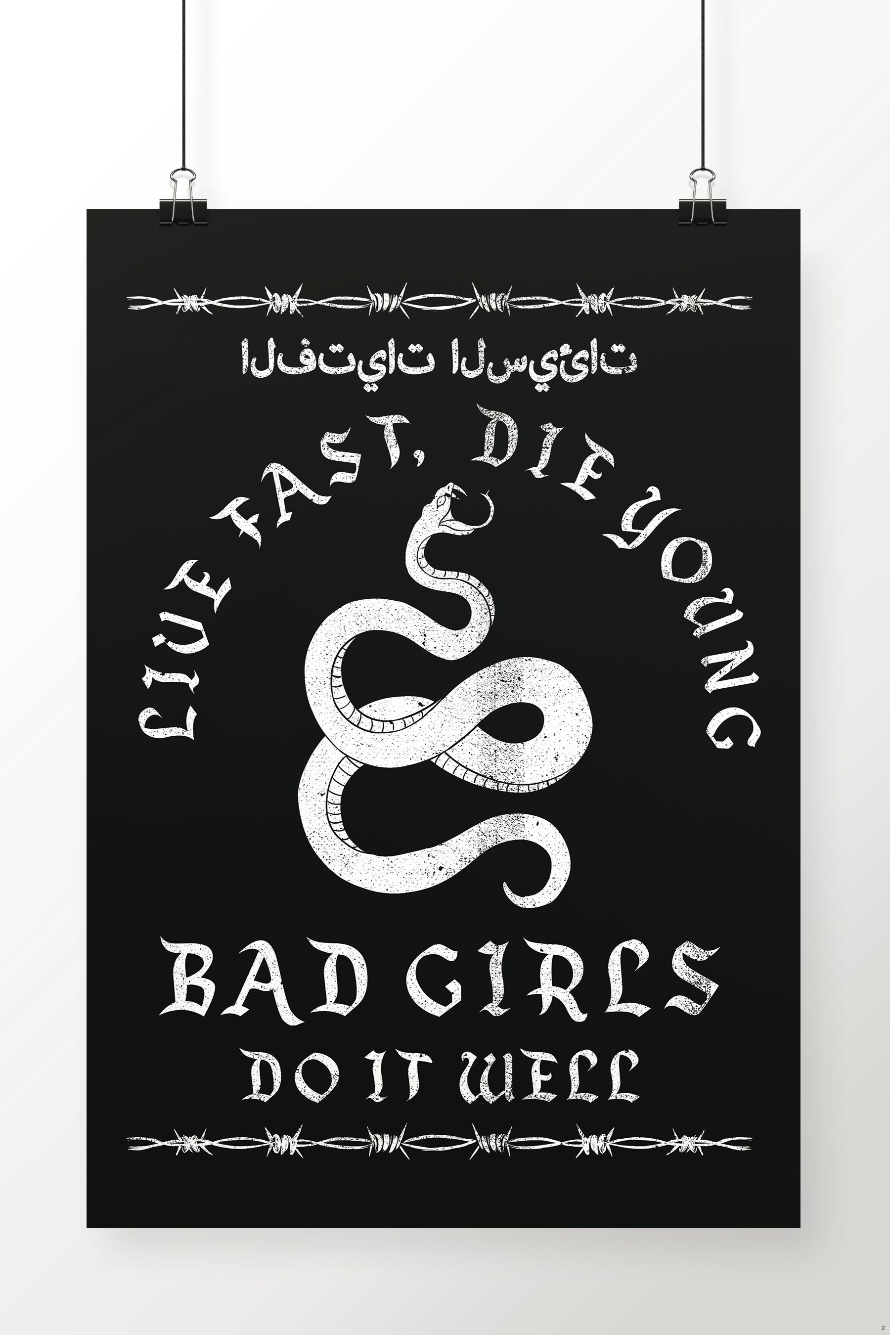 Poster Bad Girls - Chico Rei