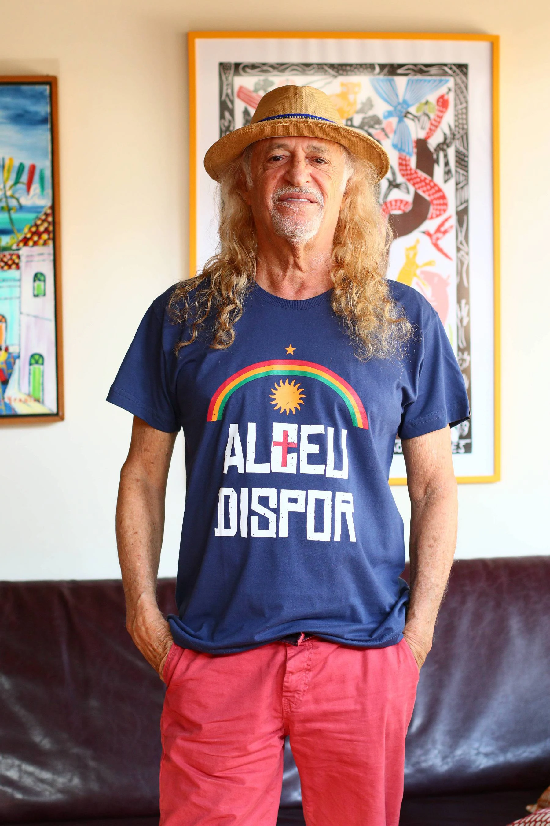 Camiseta Alceu Dispor - Camisetas Alceu Valença - Chico Rei