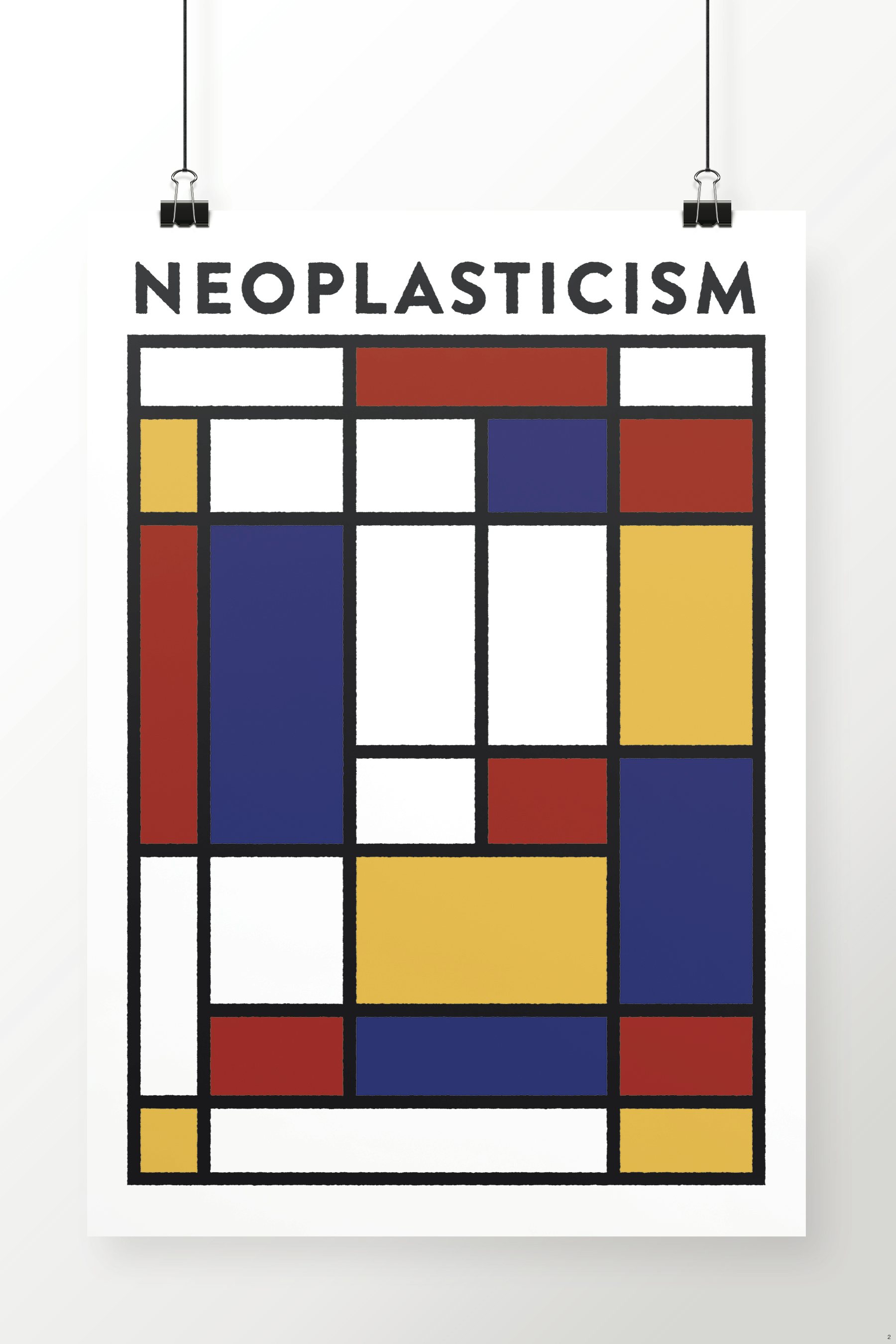 Poster Neoplasticism - Chico Rei