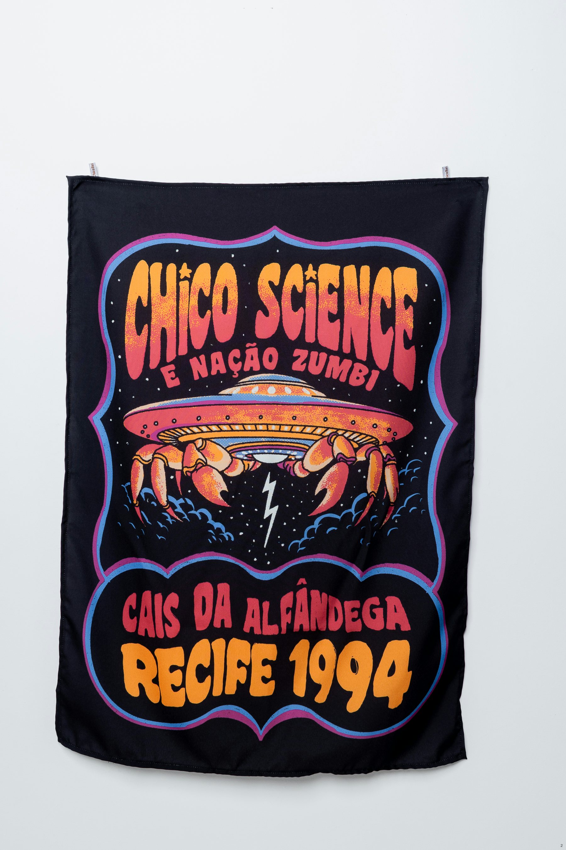 Bandeira Decorativa Chico Science - Coleções Grande Shows - Chico Rei