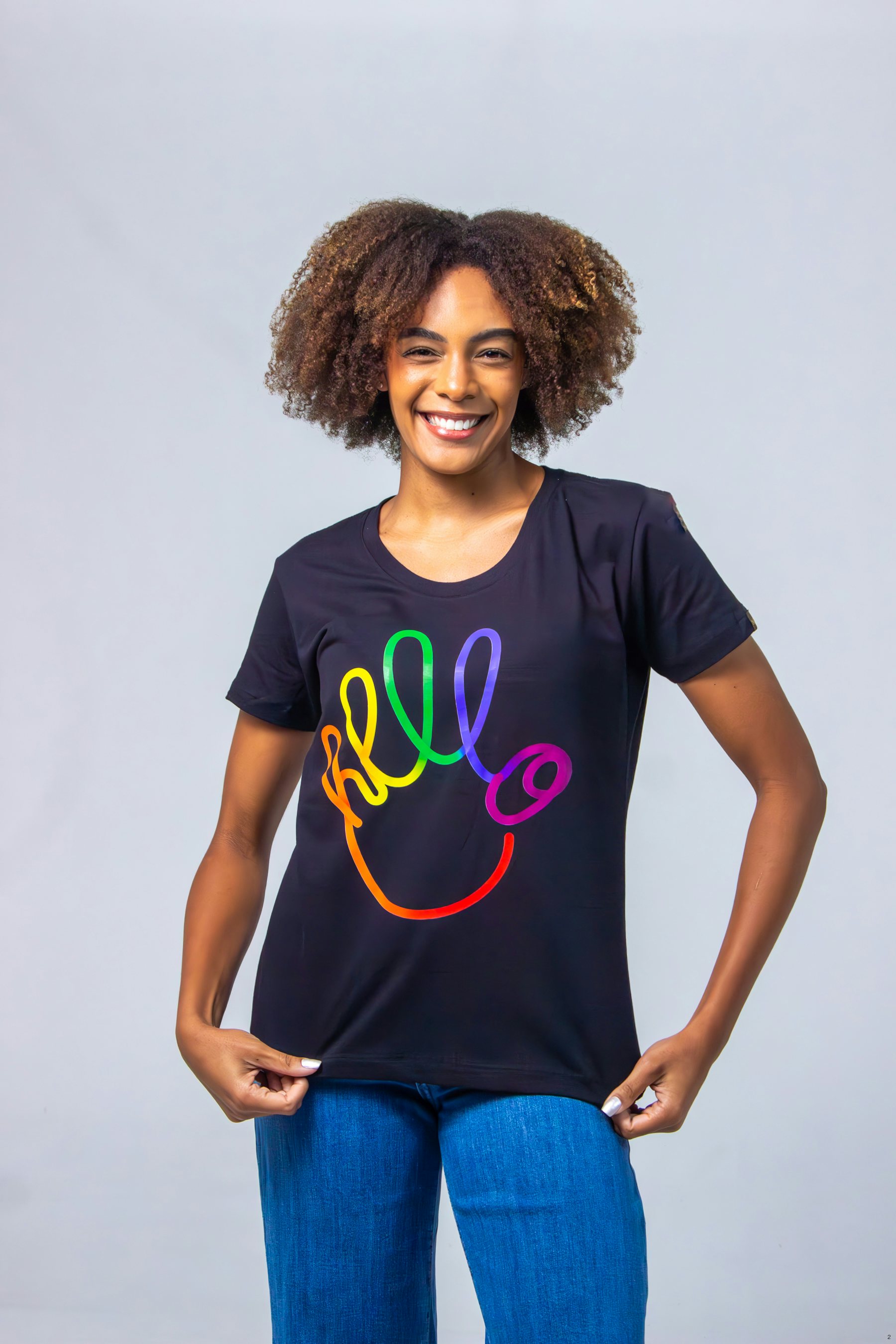 Camiseta Hello - Chico Rei