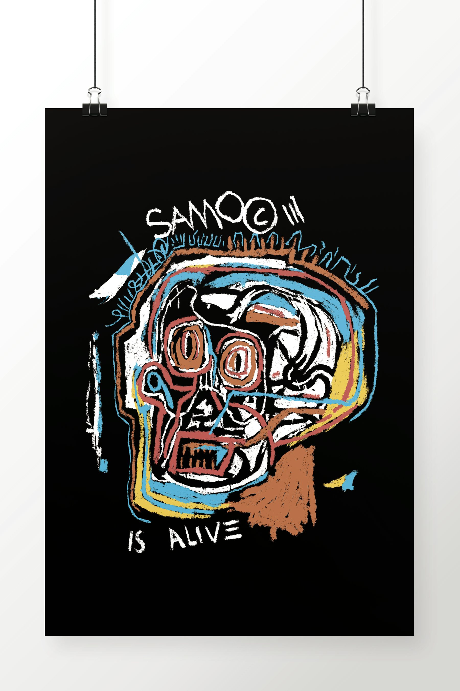 Poster SAMO Is Alive - Artes na Chico Rei - Chico Rei