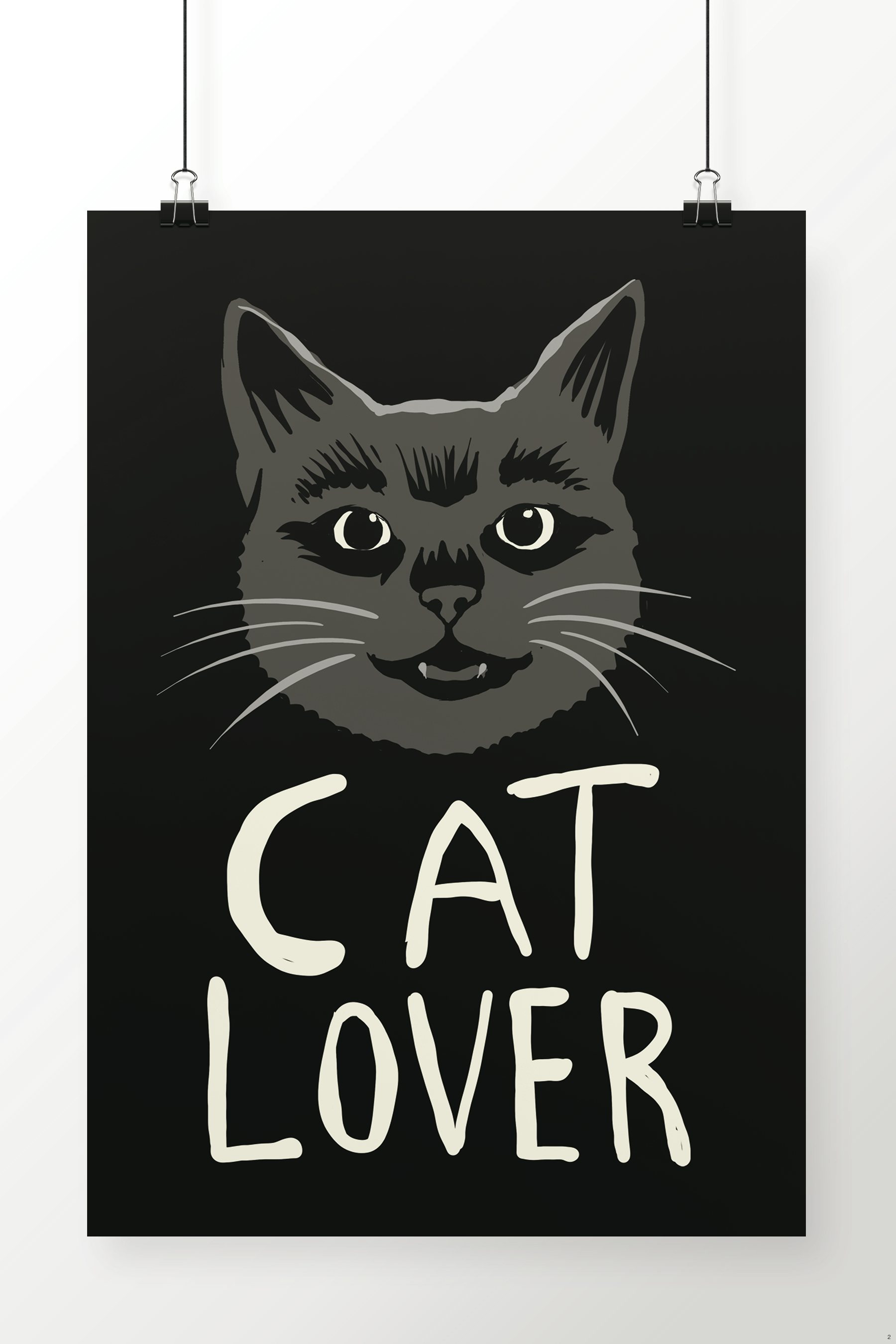 Poster Gato Neon - Neon Cat na Chico Rei - Chico Rei