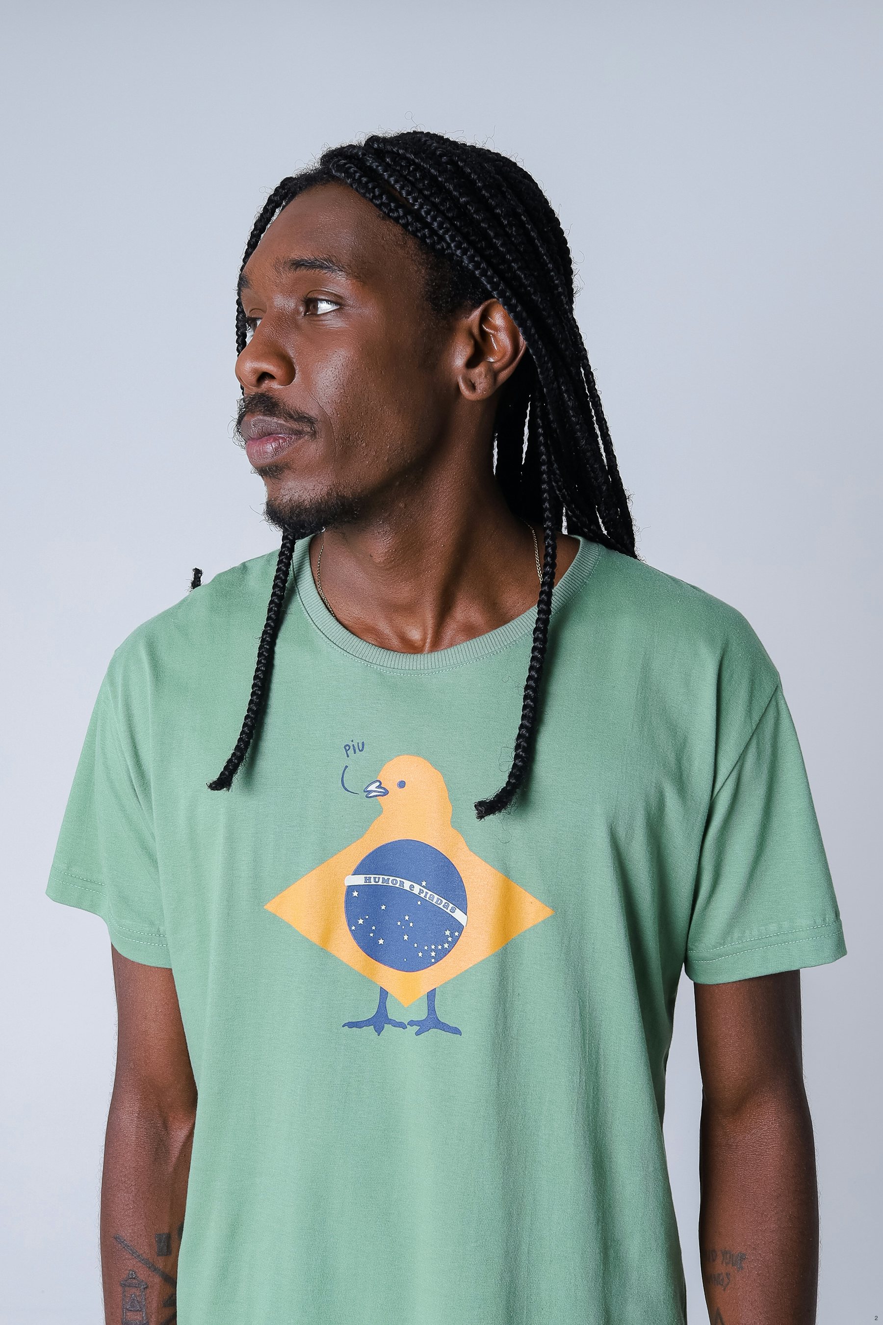 Camiseta Humor e Piadas - Camisa do Brasil - Chico Rei