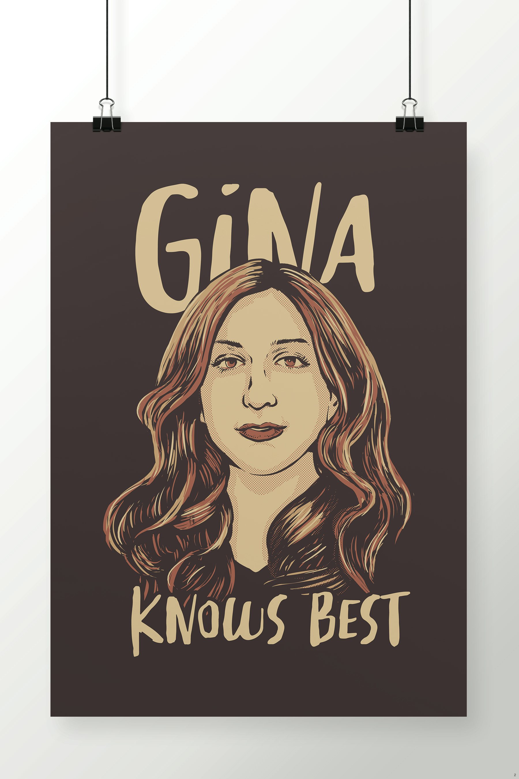 Poster Gina - Chico Rei