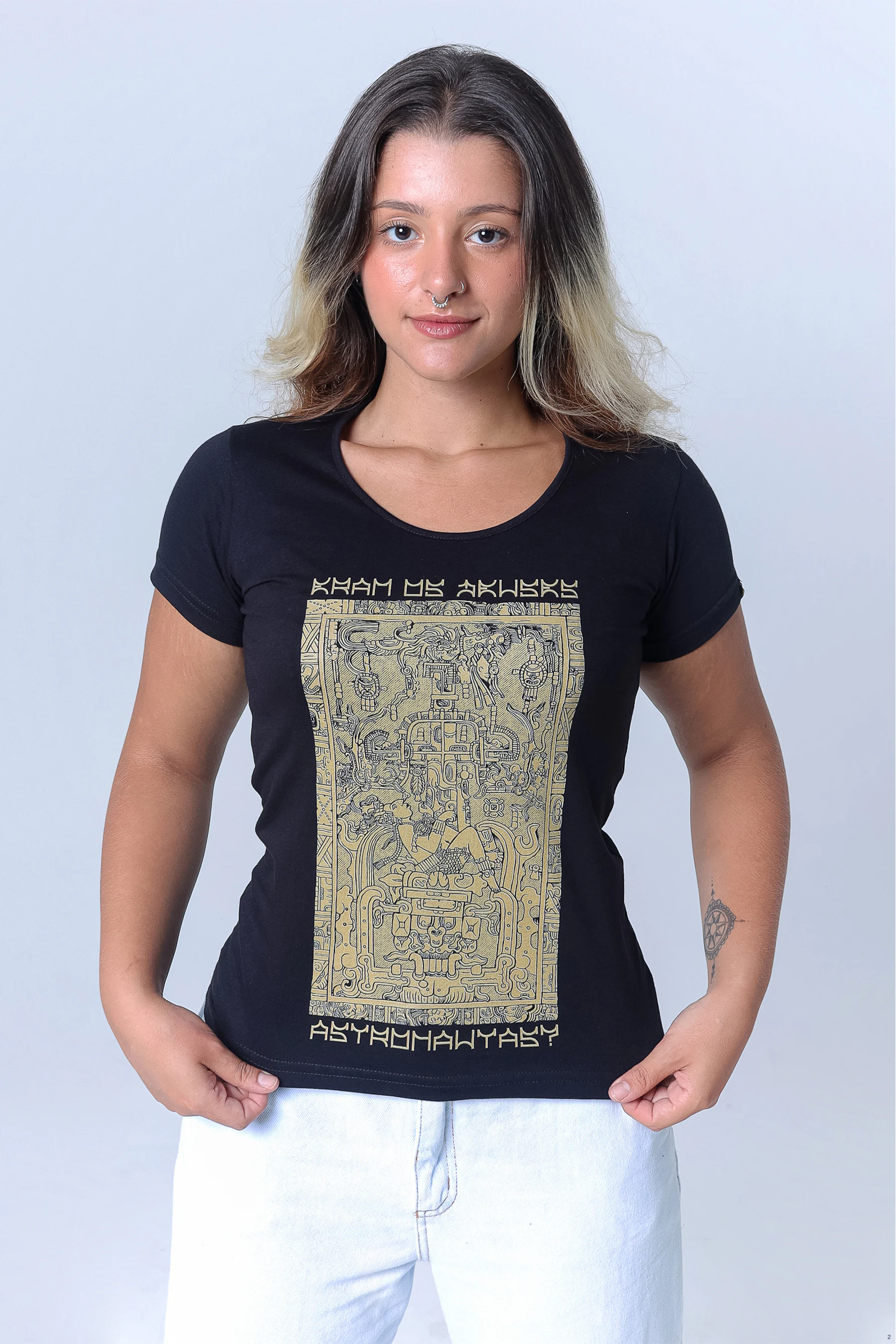 Camiseta Deuses Astronautas - Camisetas MPB - Chico Rei