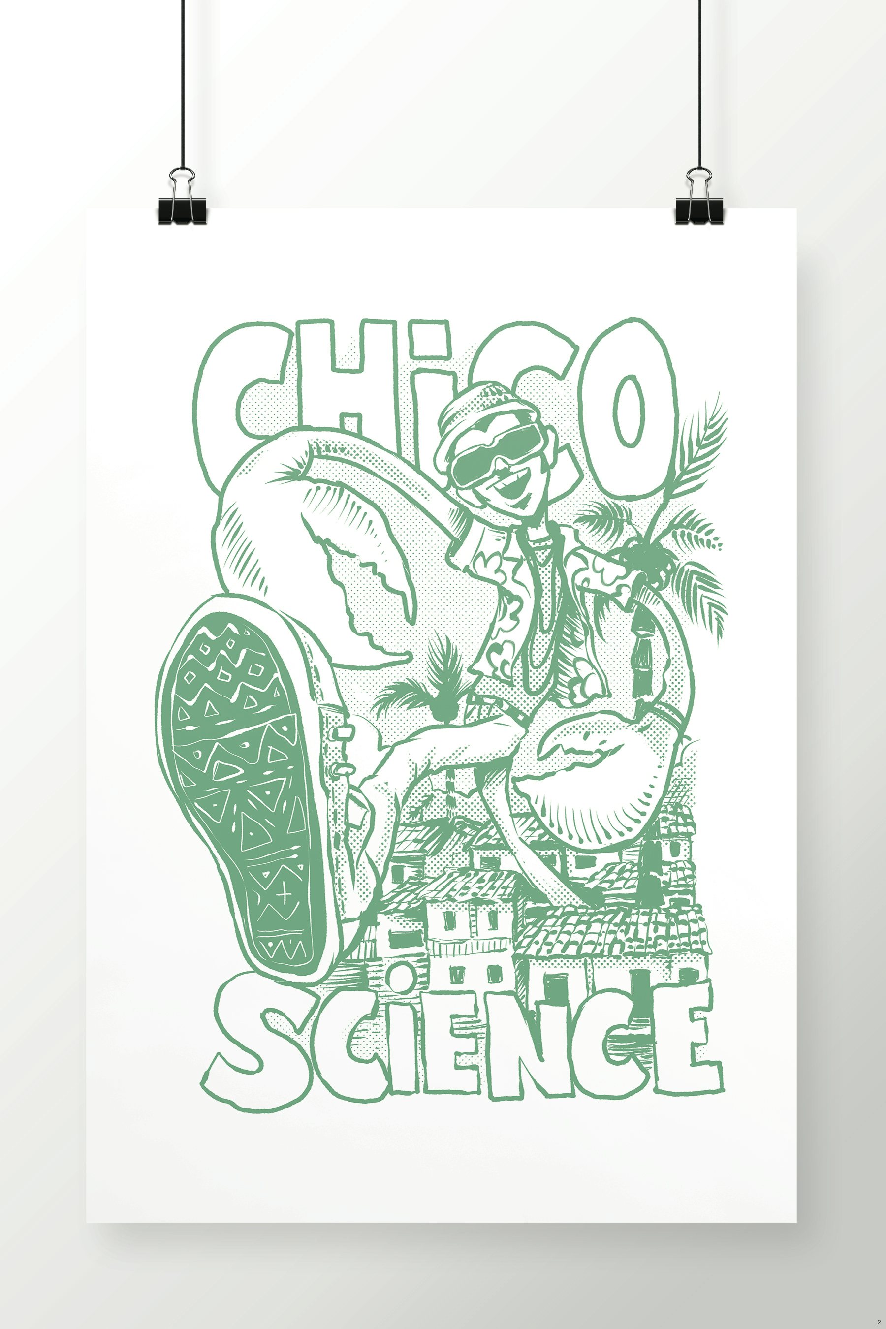 Poster Chico Science - Chico Science na Chico Rei - Chico Rei