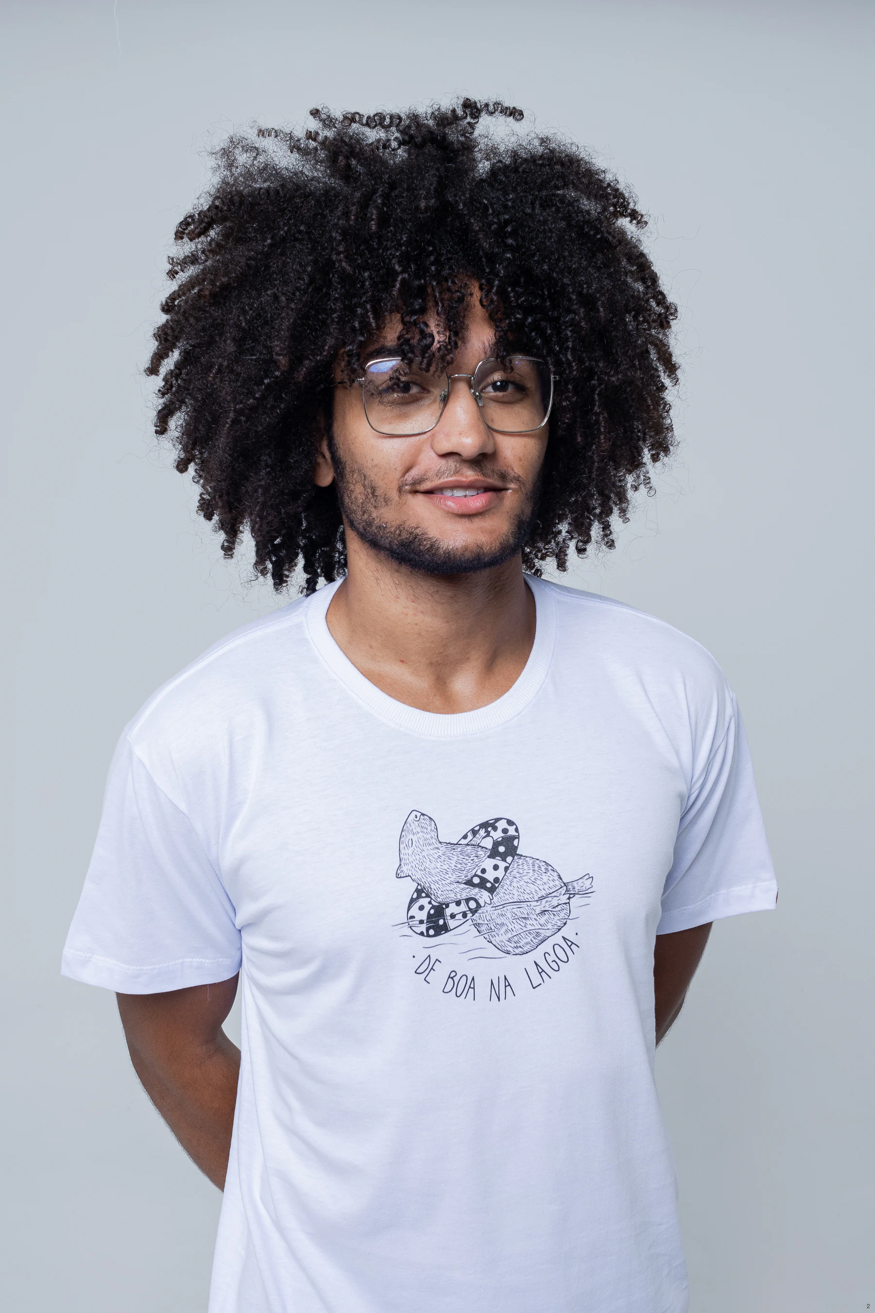 Camiseta De Boa na Lagoa - Camisetas de Animais - Chico Rei