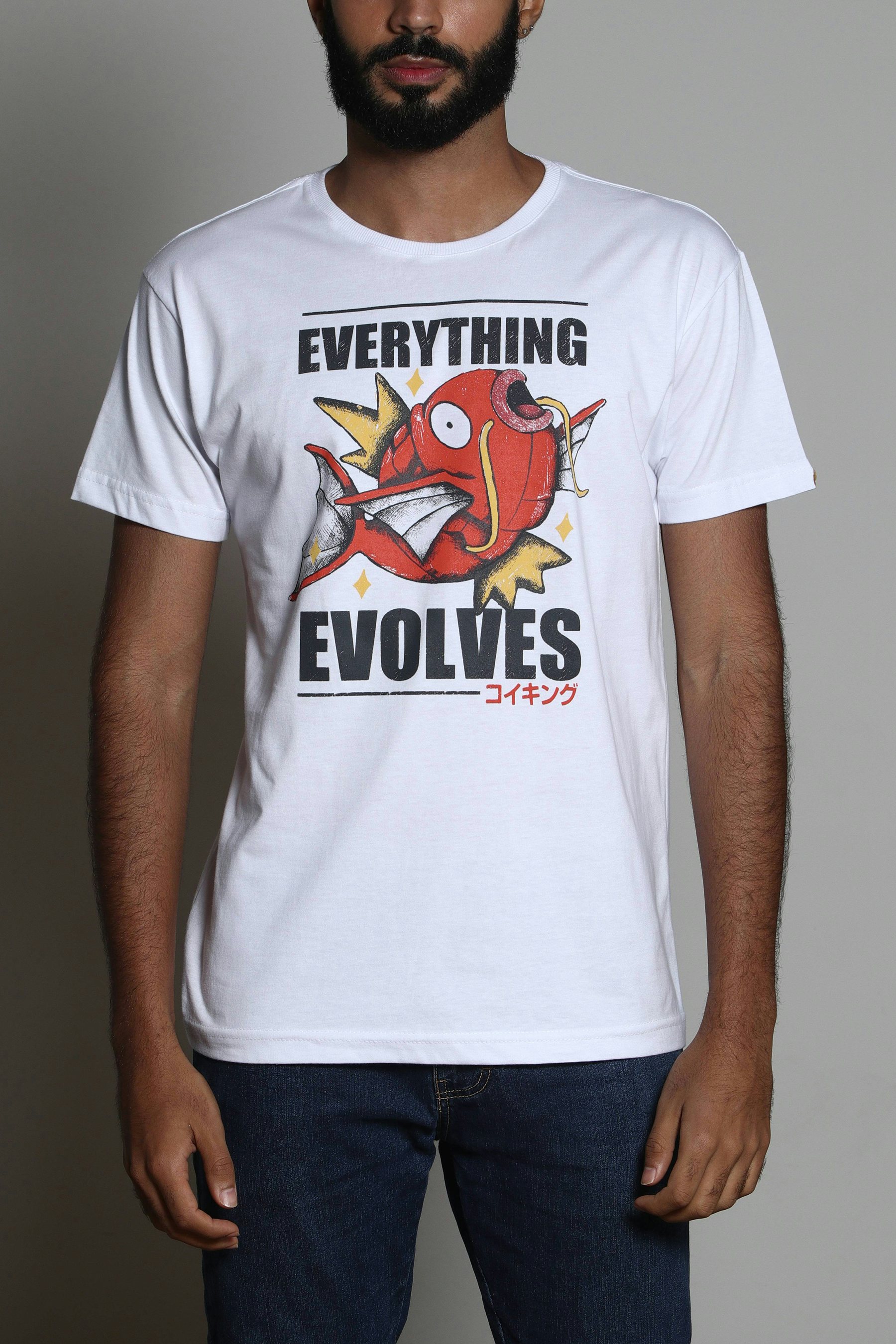 Camiseta Everything Evolves - Camisetas Pokémon - Chico Rei