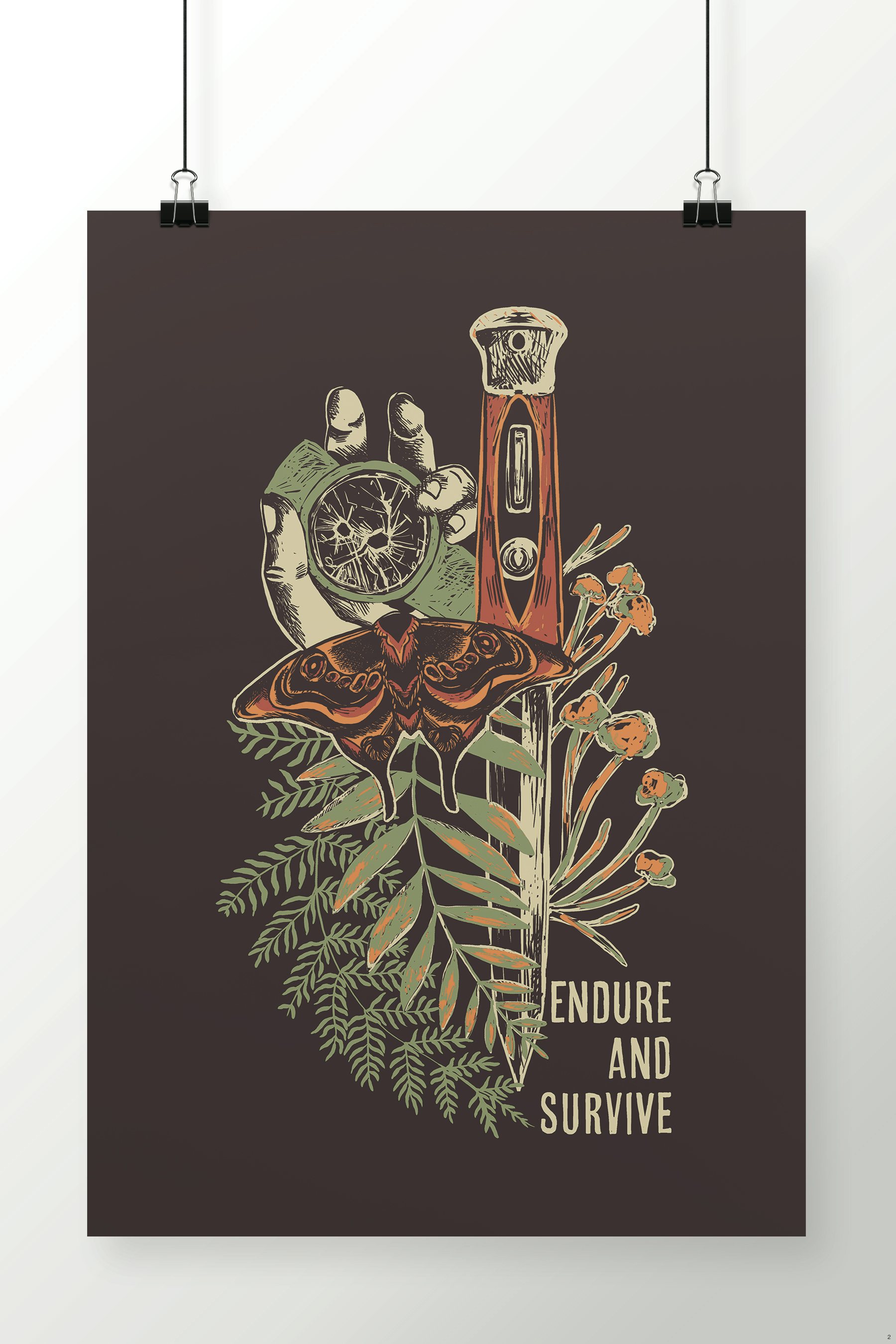 Poster Endure and Survive - Chico Rei