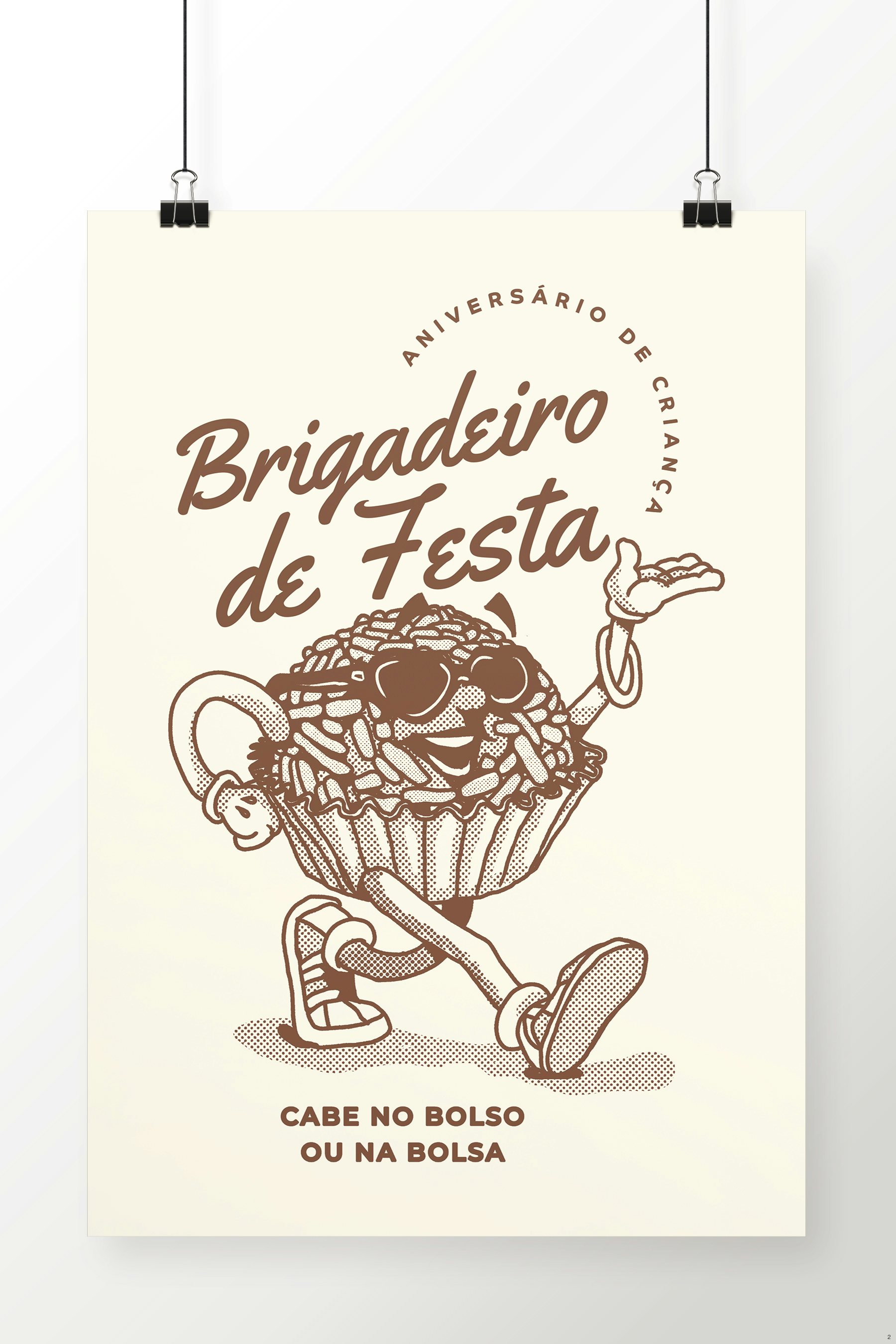 Poster Brigadeiro - Poster Decorativo - Chico Rei