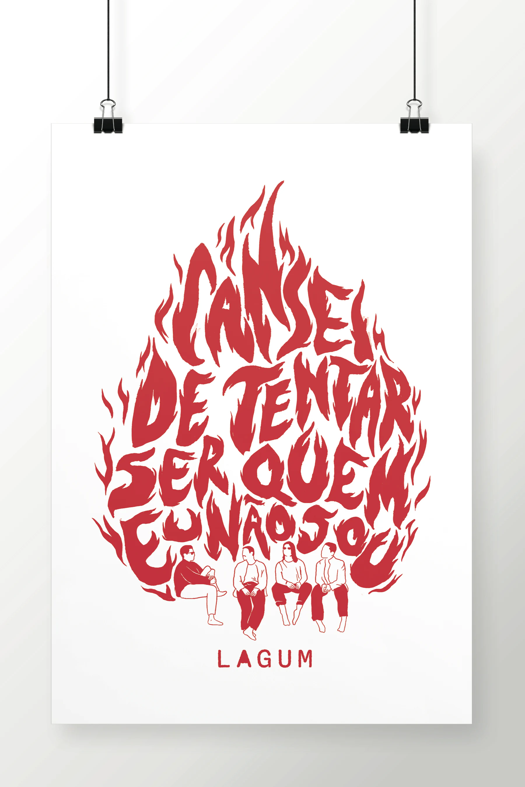 Poster Lagum! - Poster Decorativo - Chico Rei
