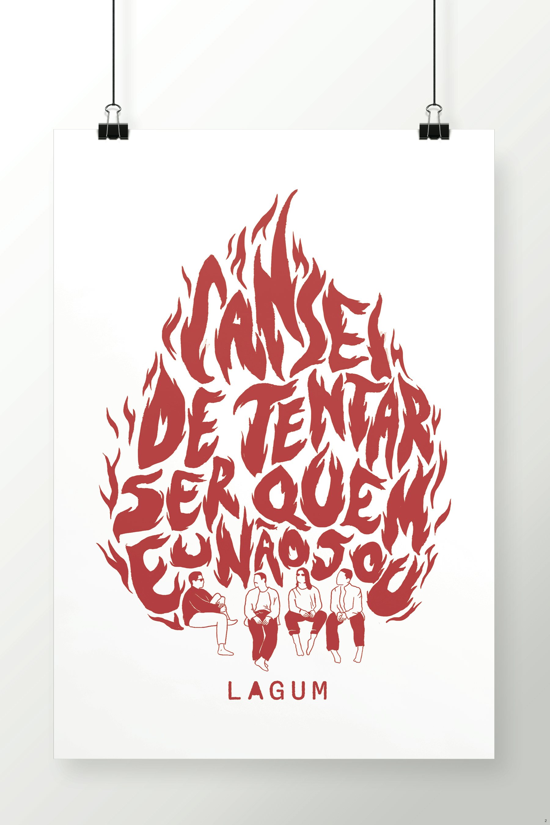 Poster Lagum! - Poster Decorativo - Chico Rei