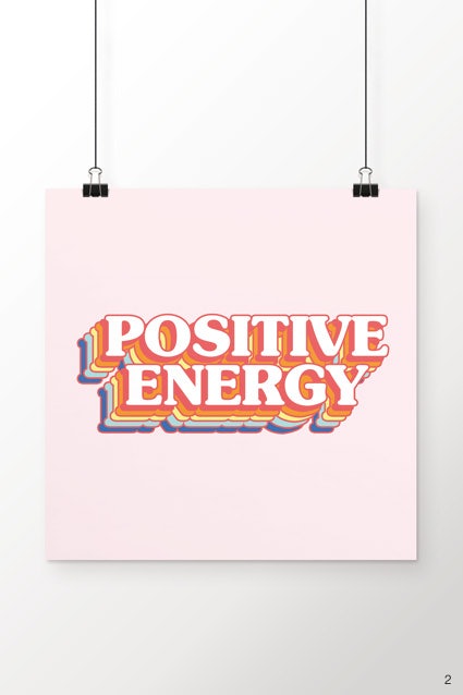 Poster Positive Energy - Chico Rei