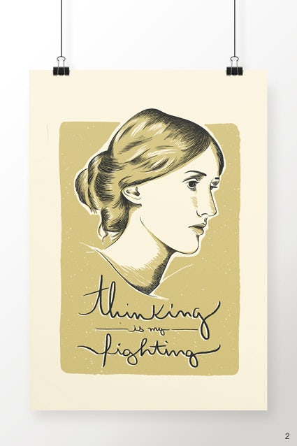 Poster Virginia Woolf - Chico Rei