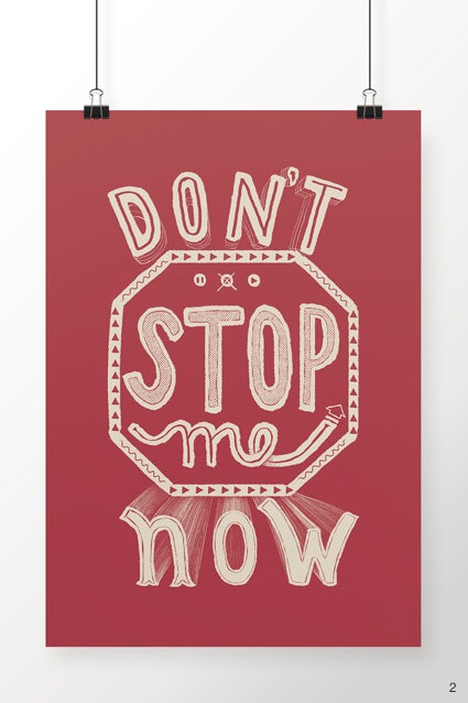 Poster Don't Stop Me Now - Chico Rei