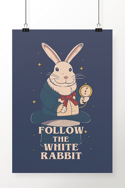 Poster Follow The White Rabbit - Chico Rei