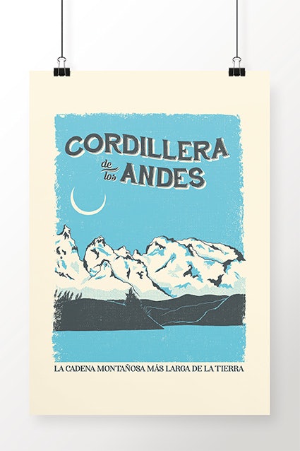 Poster Cordillera De Los Andes - Chico Rei