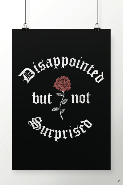 Poster Disappointed - Chico Rei